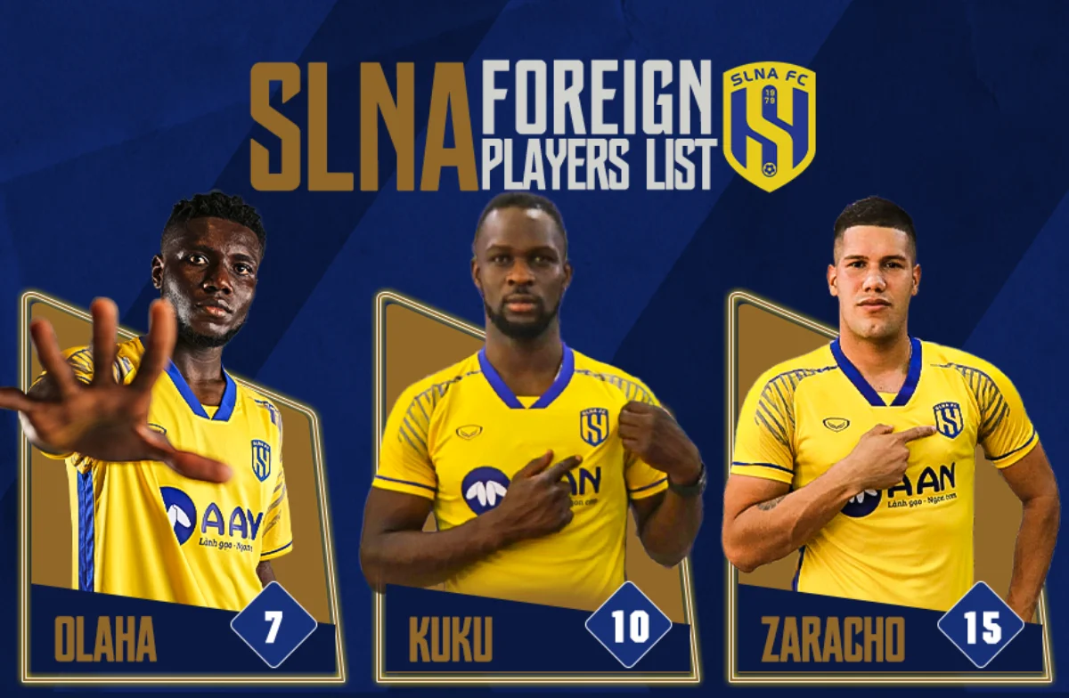 CLB Sông Lam Nghệ An chính thức chốt 3 ngoại binh cho mùa giải 2024/25 ...